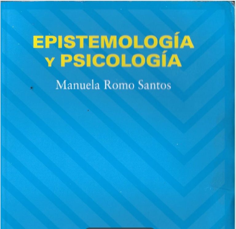 Epistemología y psicología de Manuela Romo Santos .pdf